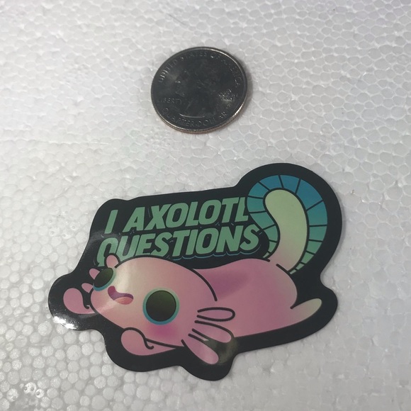 Hand Crafted | Wall Decor | Axolotl Crazy Trending Waterproof Single ...